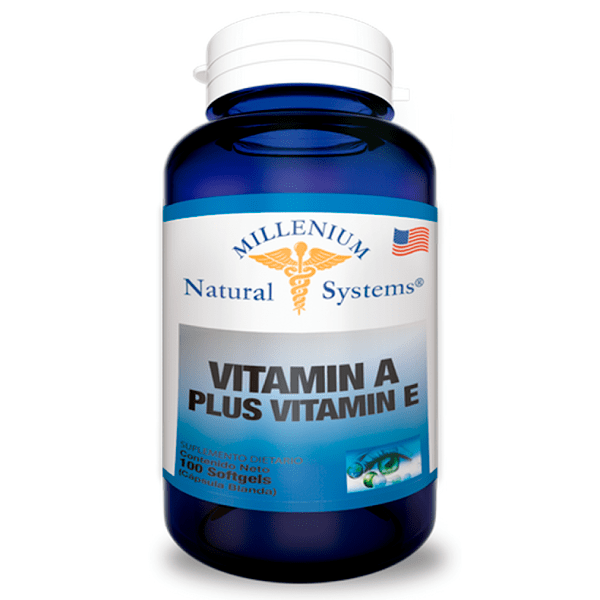 Vitamina A Plus Vitamina E x100 Softgels Natural Systems – Natural Store